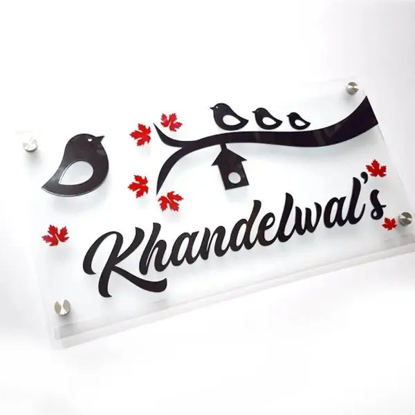 Bird House Name Plate – handmadelovebytanya