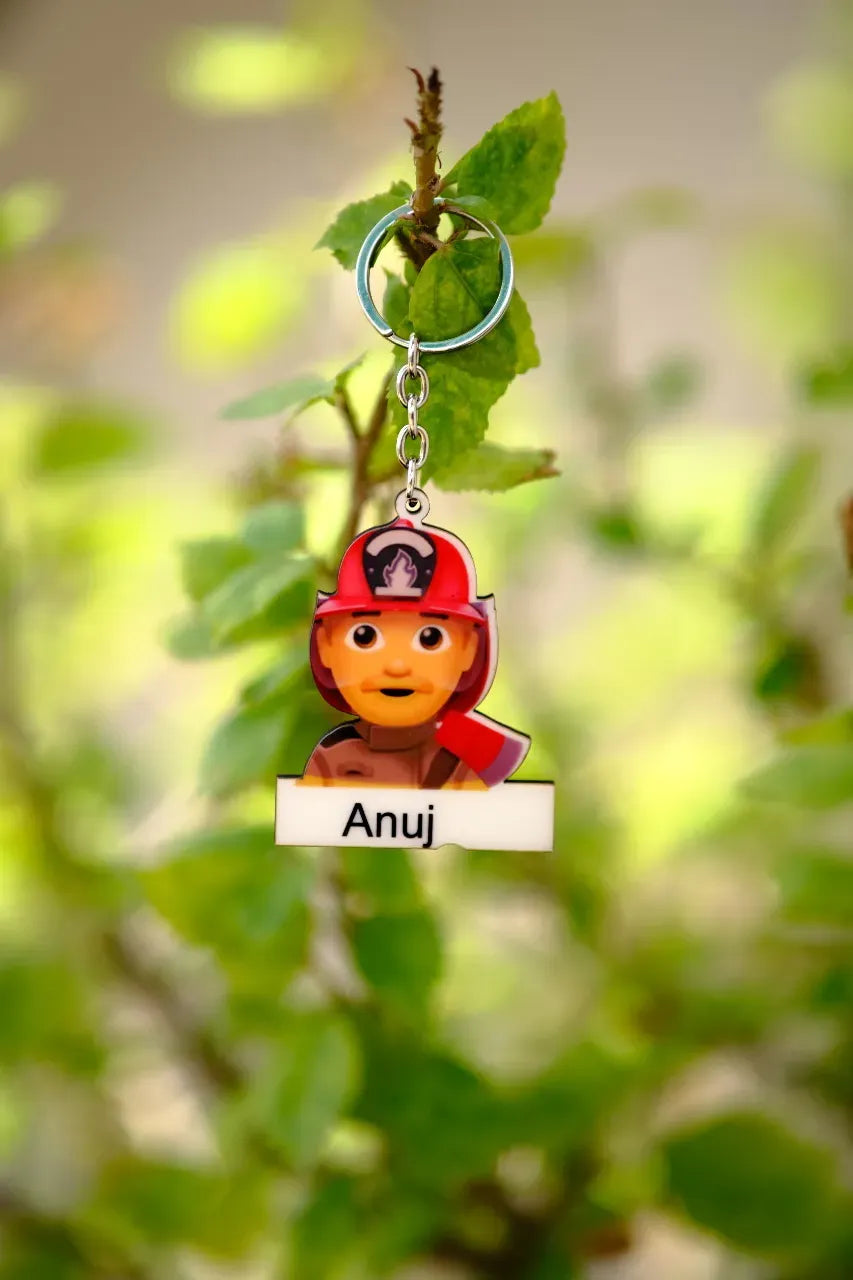 Fire brigade Keychain – handmadelovebytanya