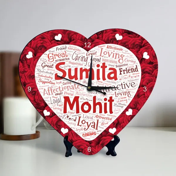 Heart Love Clock – handmadelovebytanya