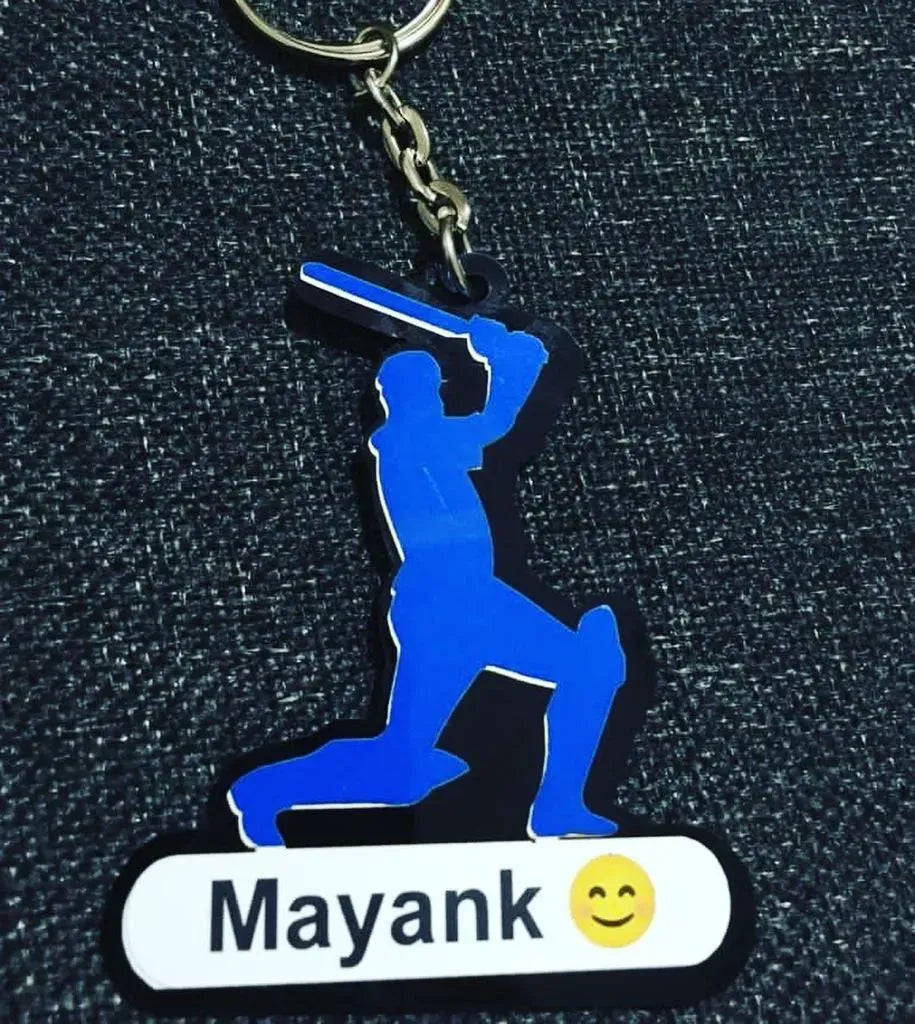 Cricket Addict keychain – handmadelovebytanya
