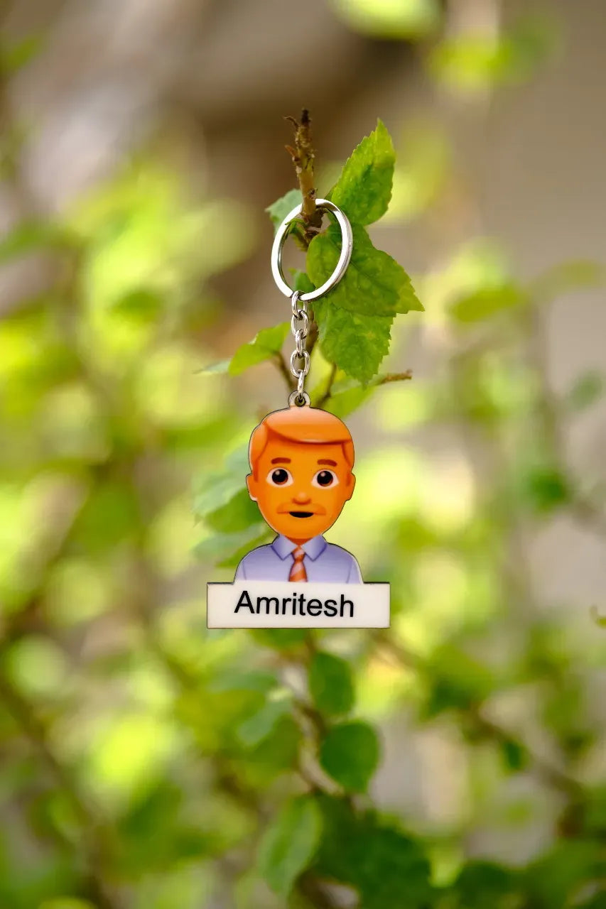 Business Man Keychain – handmadelovebytanya