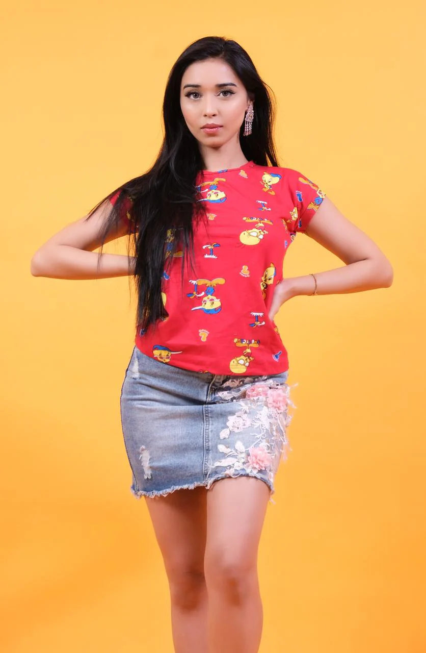 Tweety Tee – handmadelovebytanya