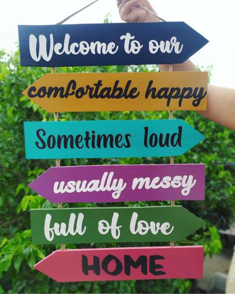 Colorfull Name Plate – handmadelovebytanya