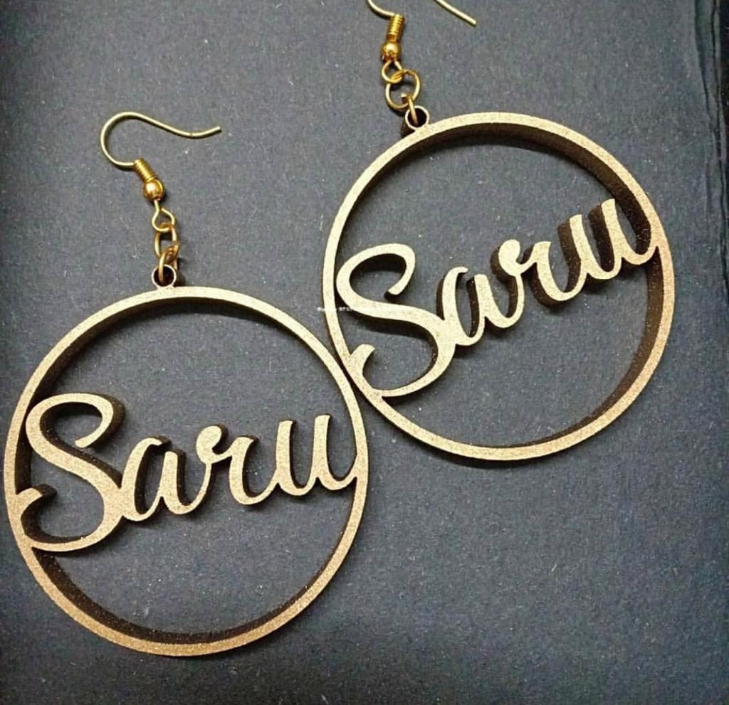 Name Customised Earring – handmadelovebytanya