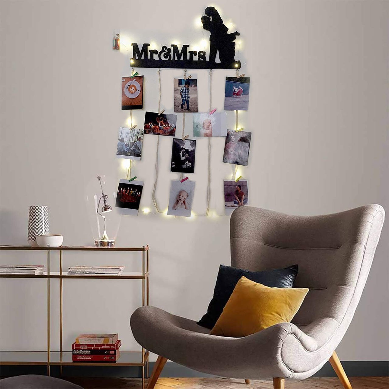 Mr and Mrs Hanging Photo Frame – handmadelovebytanya