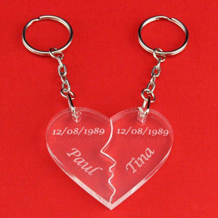 Split Heart Acrylic Keychain – handmadelovebytanya