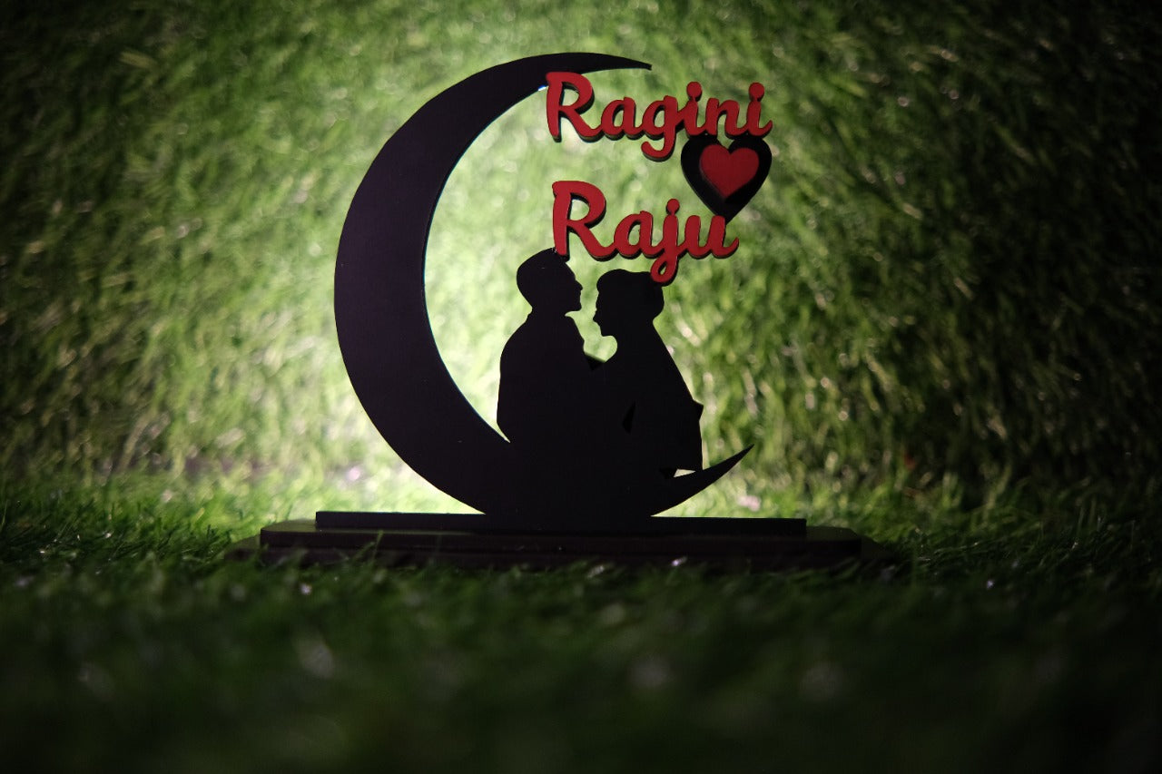Wireless Couple Mini Moon Name Lamp – handmadelovebytanya
