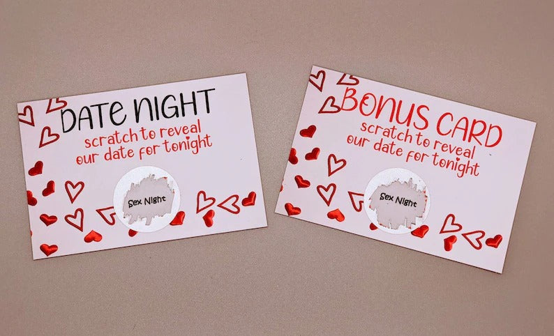 Date Night Gift Scratch Cards – handmadelovebytanya