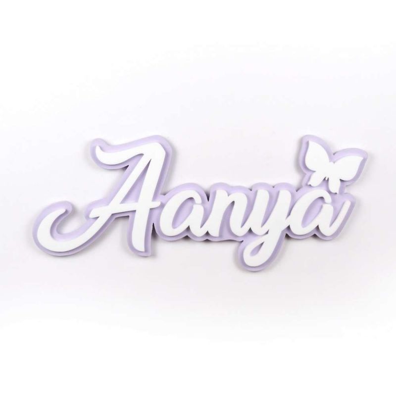 Customize Double layer name plate – handmadelovebytanya