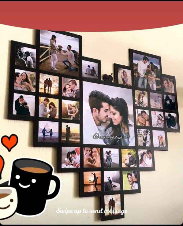 Heart collage frame v2 – handmadelovebytanya