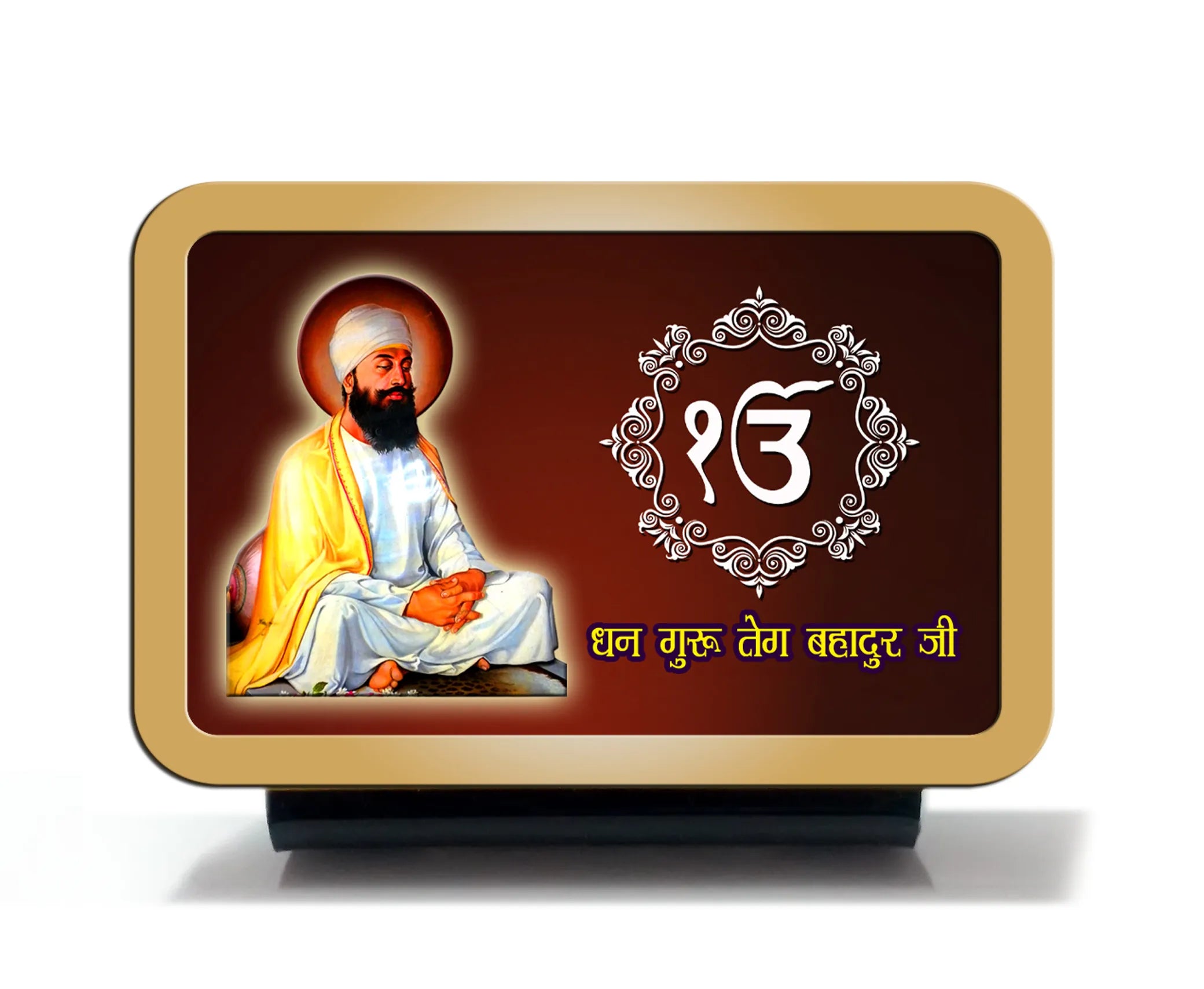 GURU TEGBAHADUR JI CAR DASHBOARD WITH MANTRA – My Store