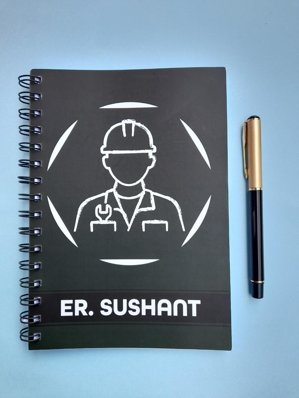 Personalised Civil Engineering Diary – handmadelovebytanya