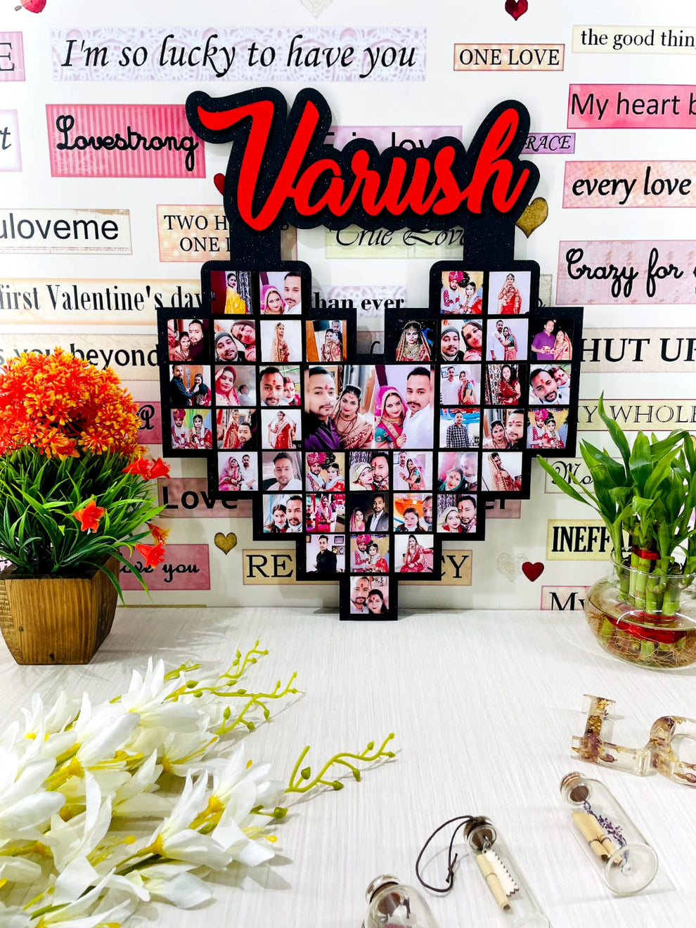 Personalised Name Heart Frame v2 – handmadelovebytanya