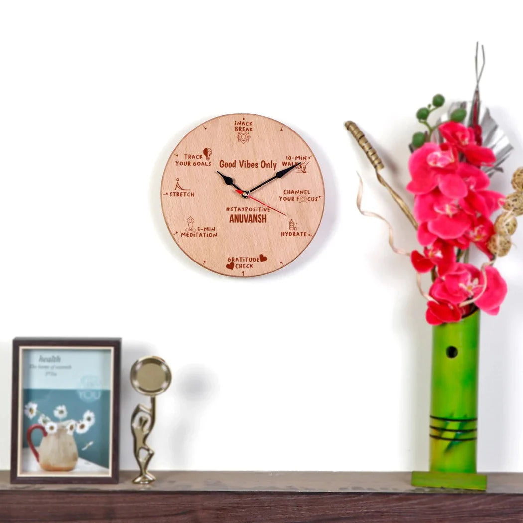 Good vibes clock – handmadelovebytanya