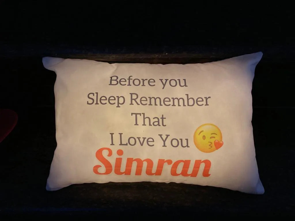 Personalised LED Pillow – handmadelovebytanya