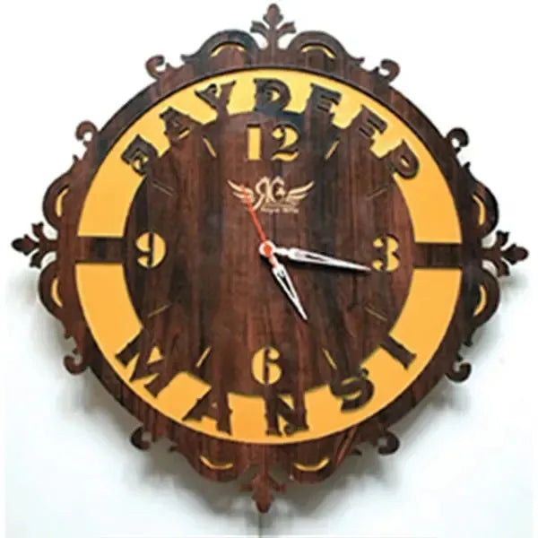 Names Wall Clock – handmadelovebytanya