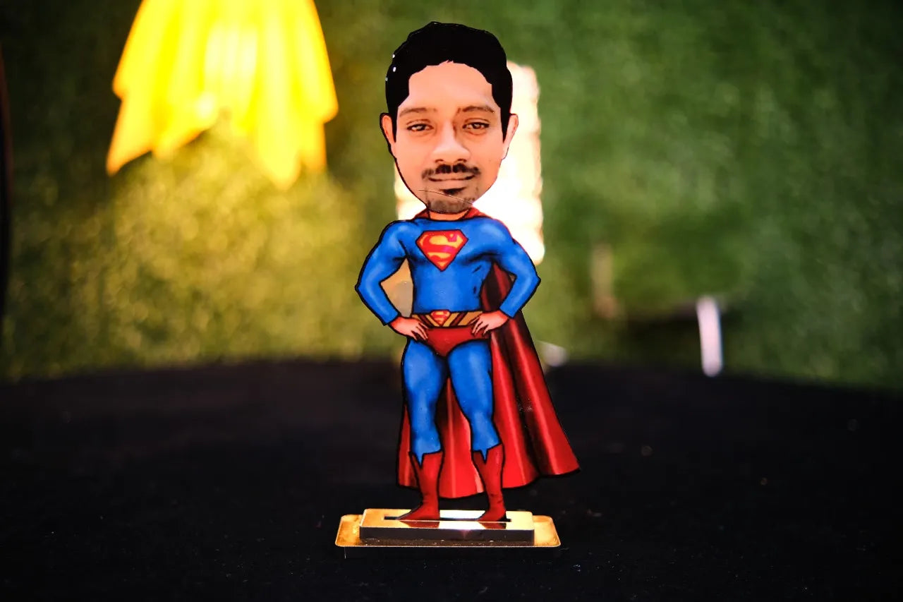 SuperMan caricature – handmadelovebytanya