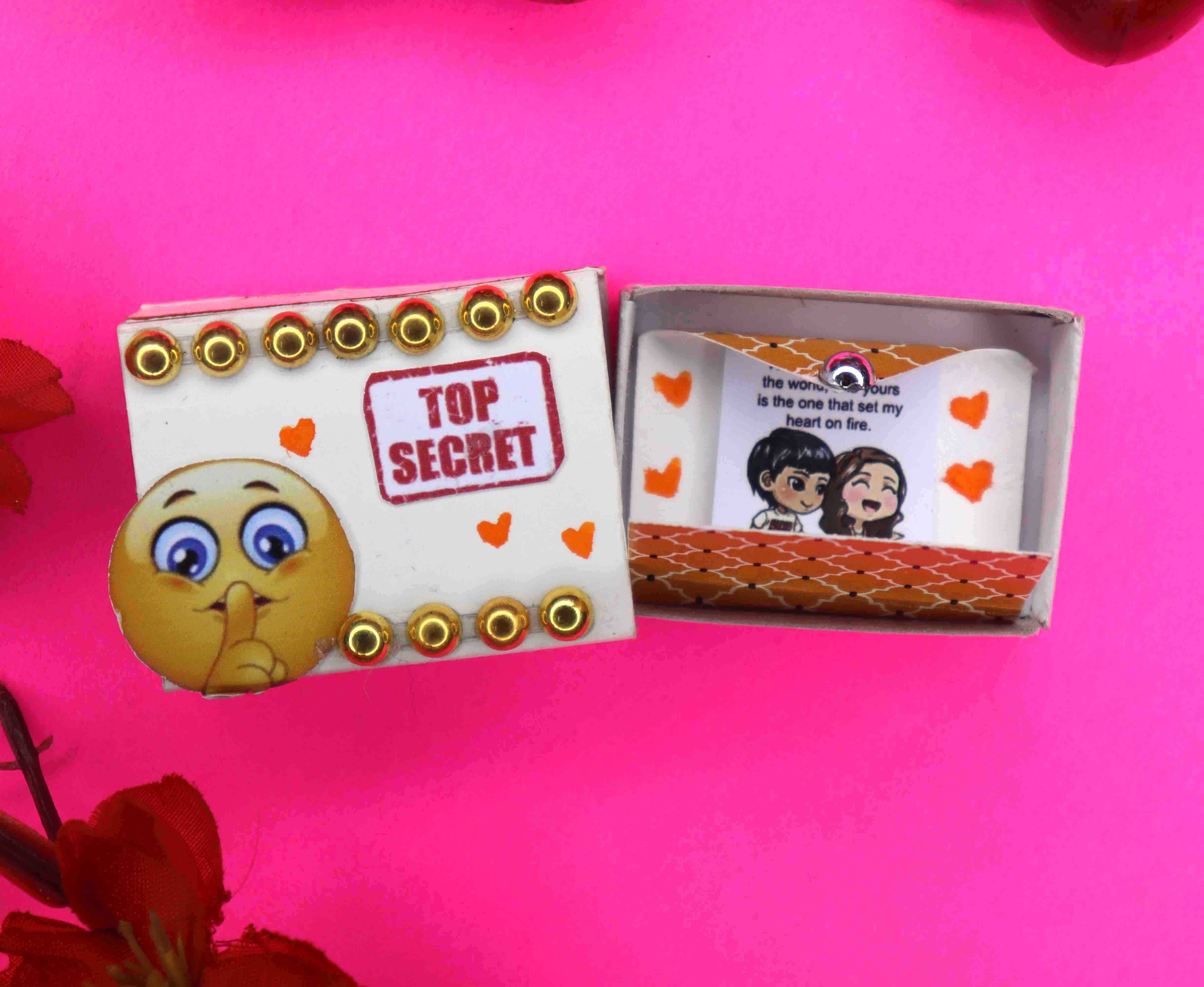 Top Secret Match Box – handmadelovebytanya