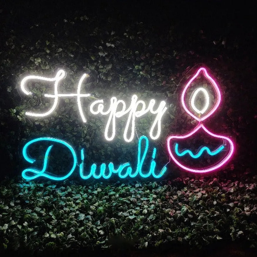 Happy Diwali Neon lamp – handmadelovebytanya