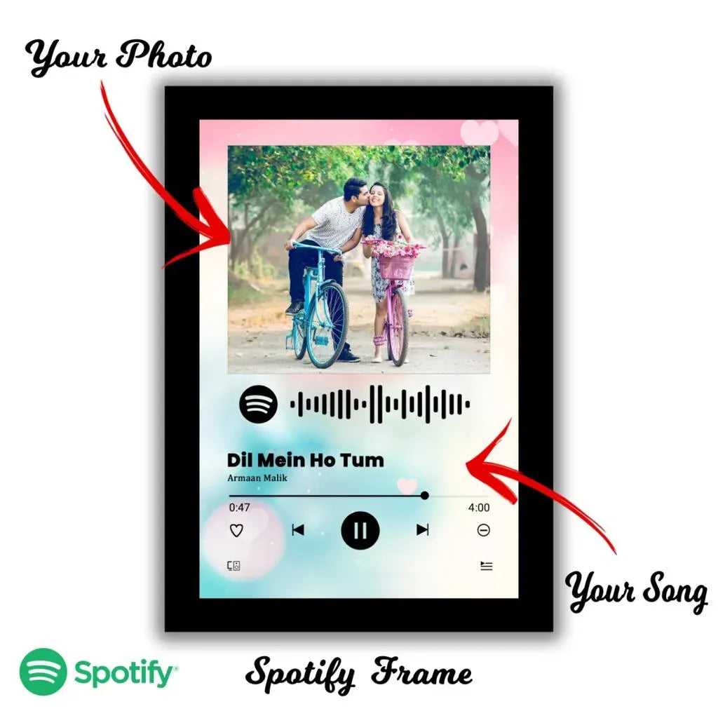 Personalised Spotify Frame – handmadelovebytanya