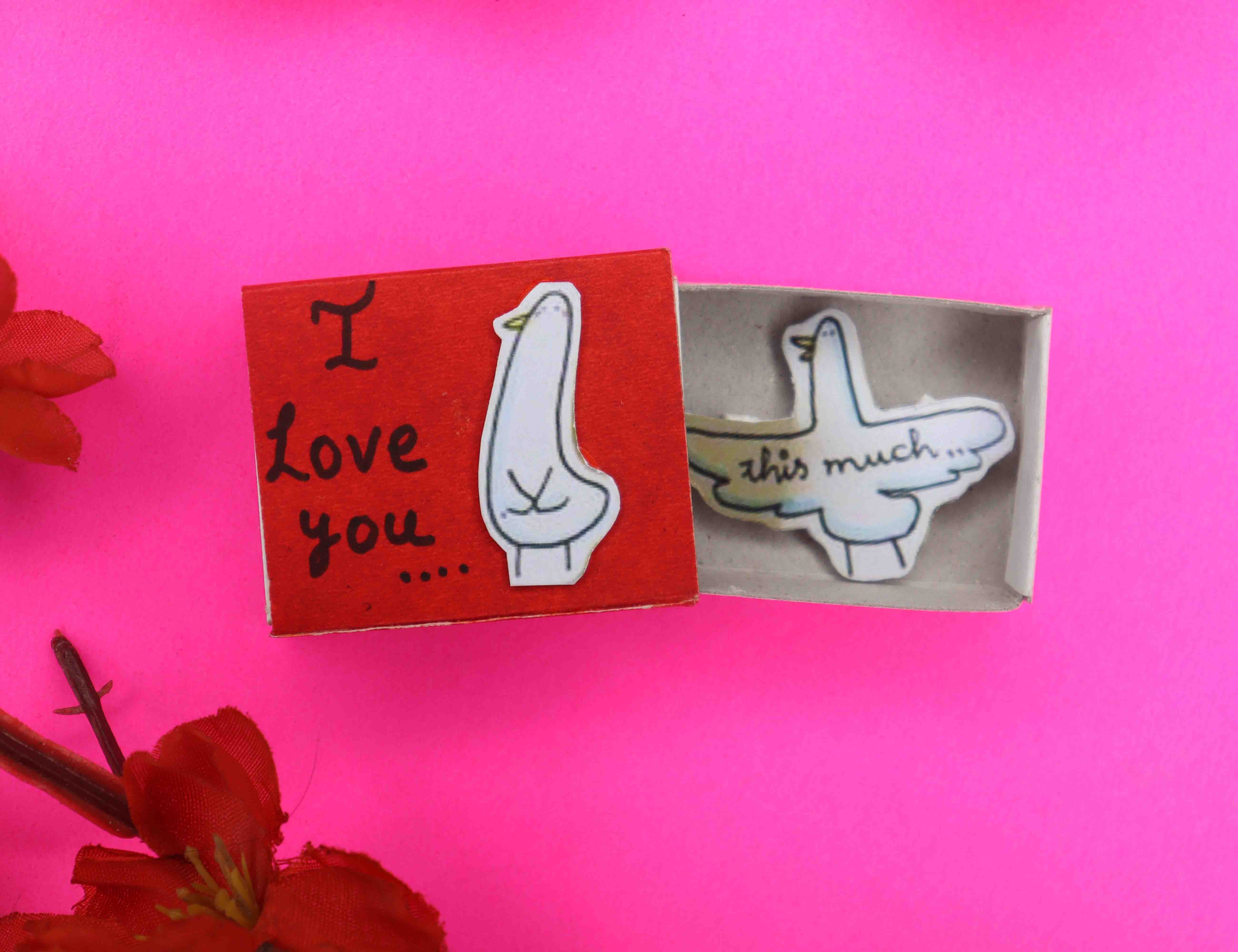 I Love You Match Box – handmadelovebytanya