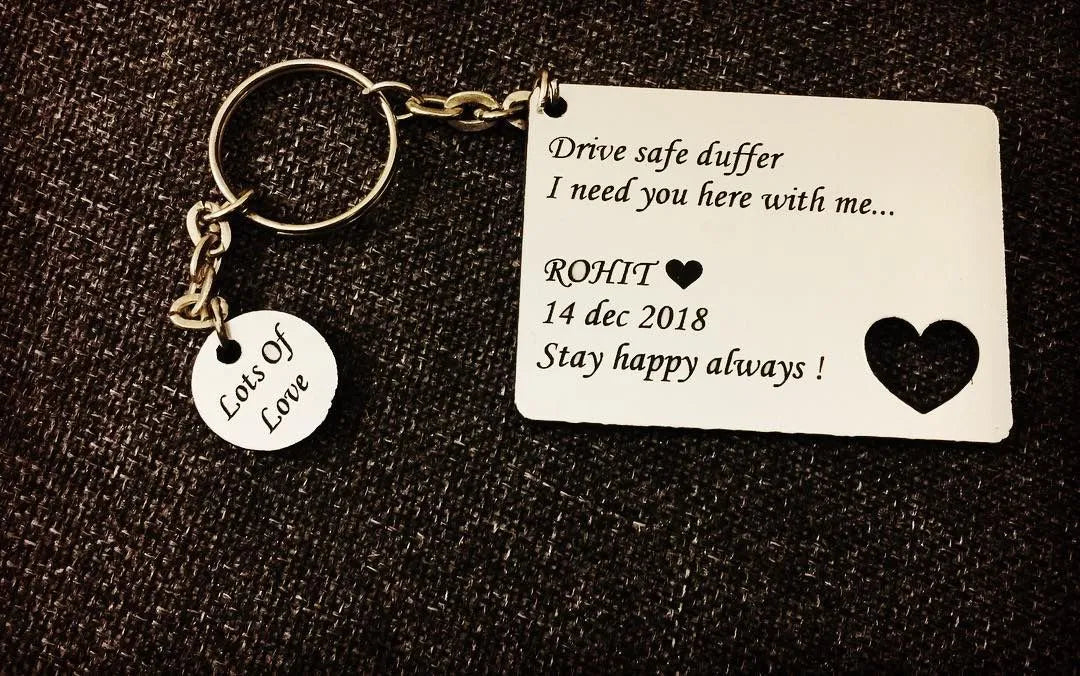 Drive Safe Love Keychain – handmadelovebytanya