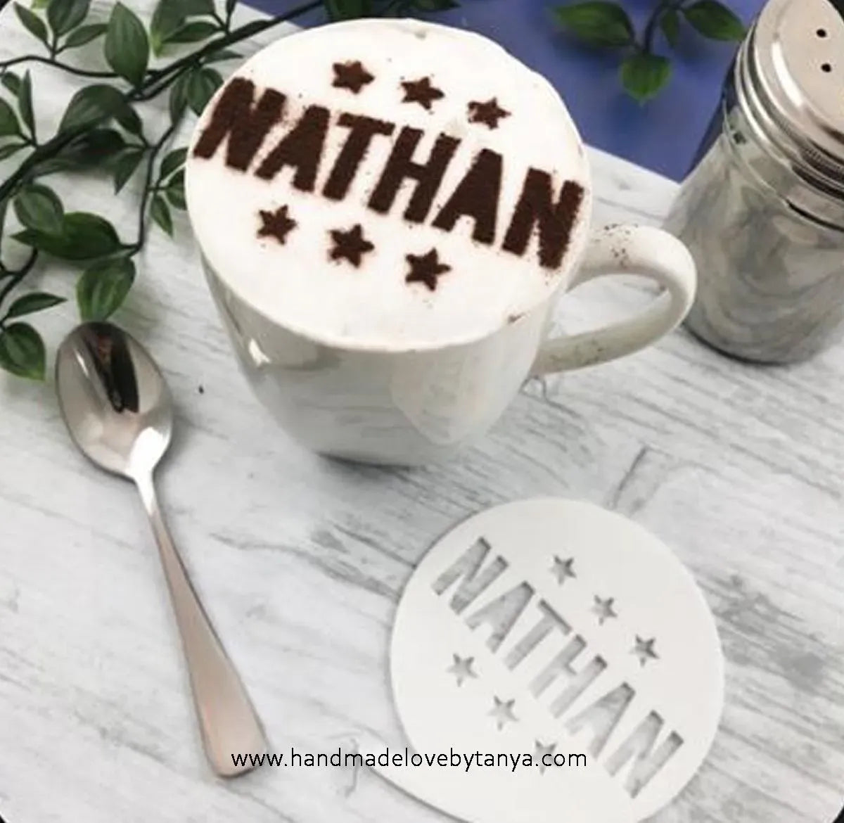 Personalised Coffee Stencil – handmadelovebytanya