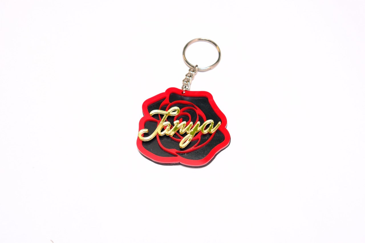 Rose Keychain – handmadelovebytanya