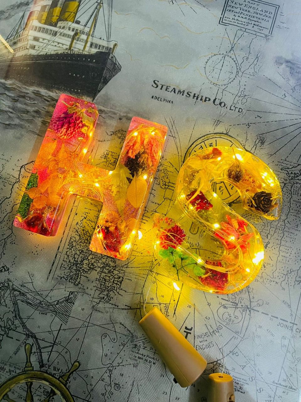 Resin Alphabet Initial – handmadelovebytanya