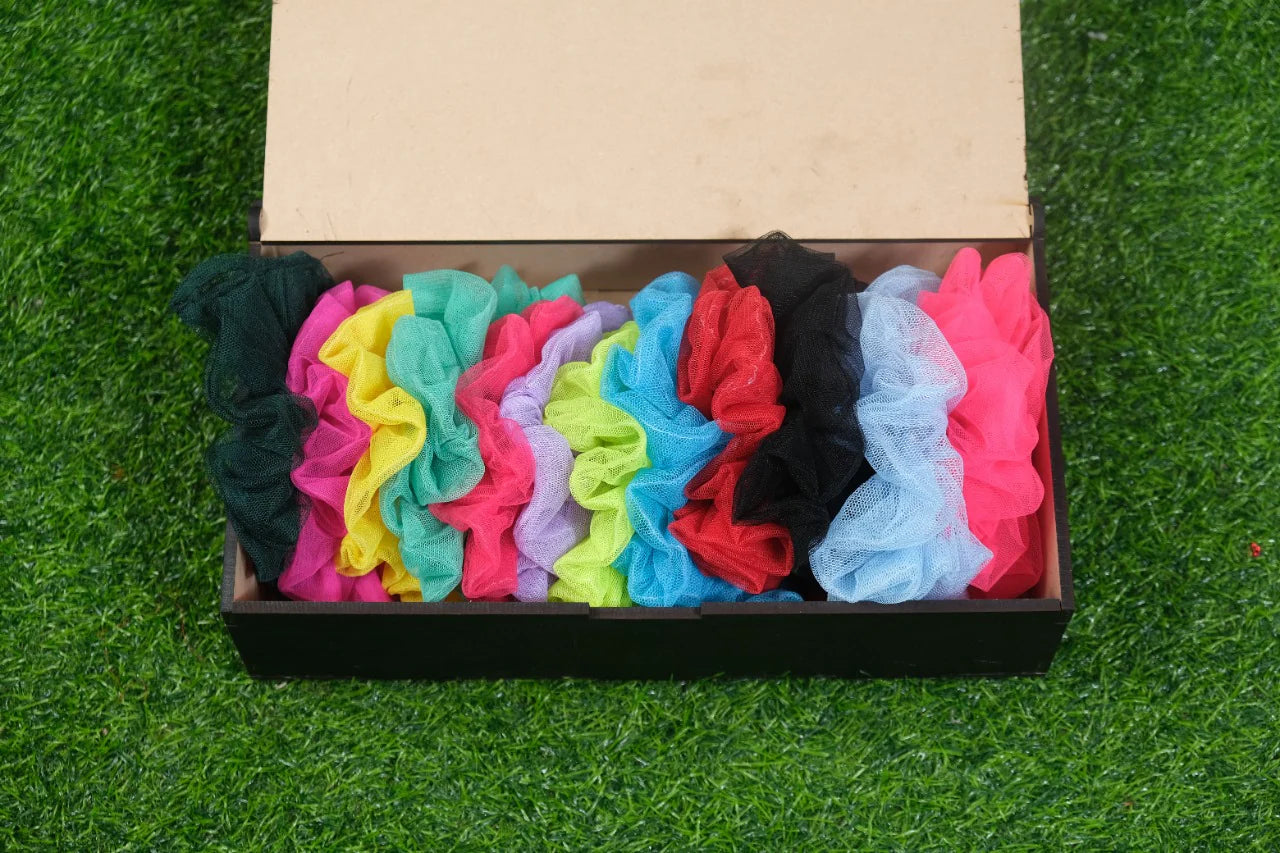 Mesh Scrunchies Big Box – handmadelovebytanya