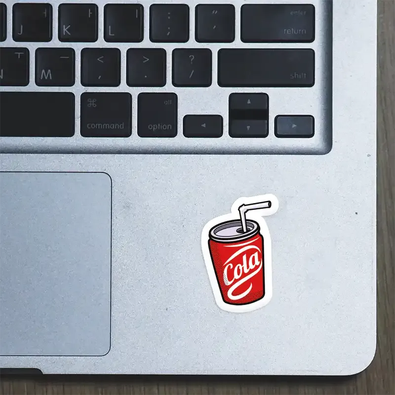 Cola Laptop Sticker – handmadelovebytanya