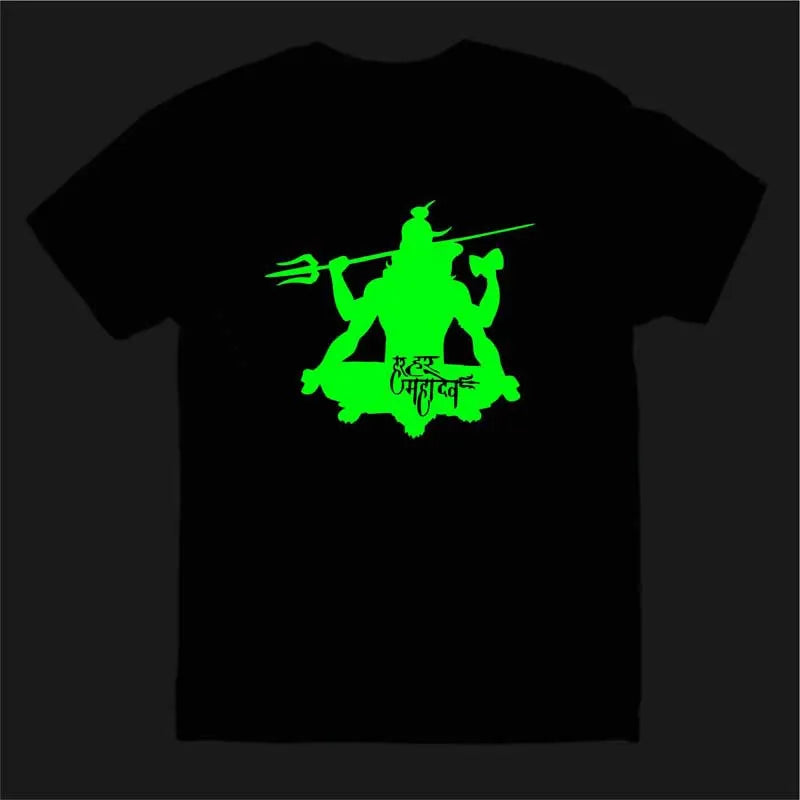 Mahadev v2 Glow In The Dark Tshirt – handmadelovebytanya