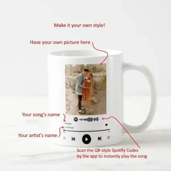 Personalised Spotify Mugs – handmadelovebytanya