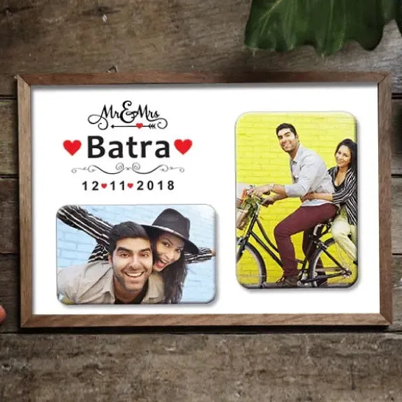 Cute Mr and Mrs Photo Frame – handmadelovebytanya
